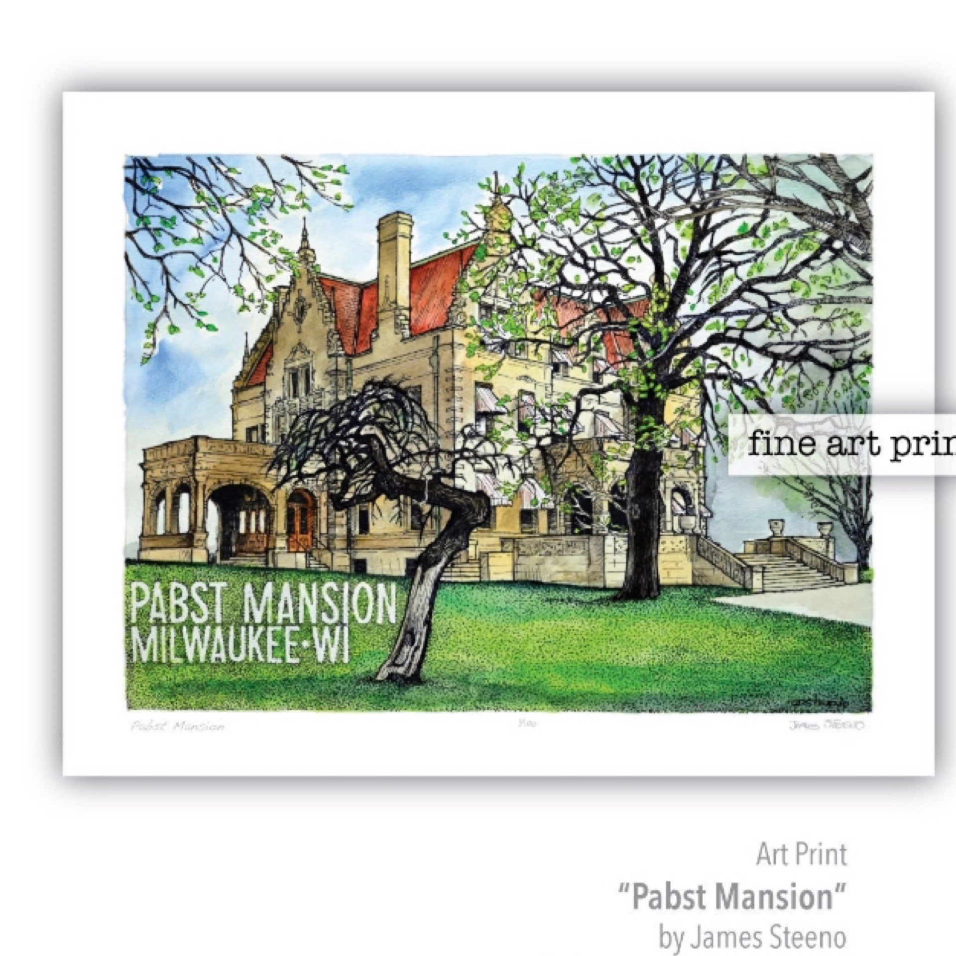 James Steeno Pabst Mansion Print | Pabst Mansion